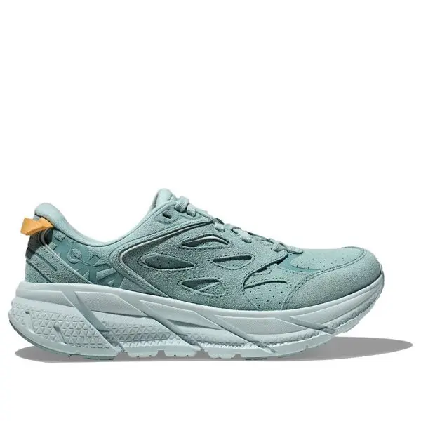 Hoka One One Clifton L Suede Sneakers - Cloud Blue/ice Flow