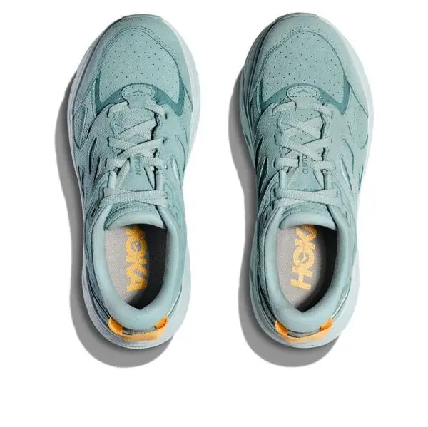Hoka One One Clifton L Suede Sneakers - Cloud Blue/ice Flow