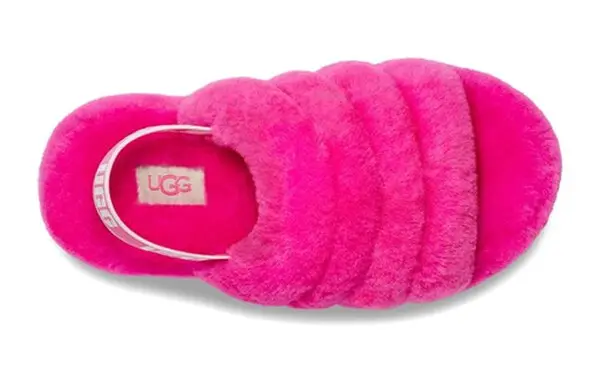 UGG Fluff Yeah Slide - Rock Rose/rock Rose
