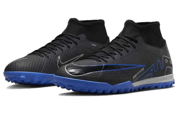 Nike Mercurial Superfly Academy Tf 'shadow Pack' High Top Sneakers - Black/hyper Royal/chrome