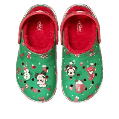 CROCS Classic Lined Clog Disney Mickey Mouse Holiday