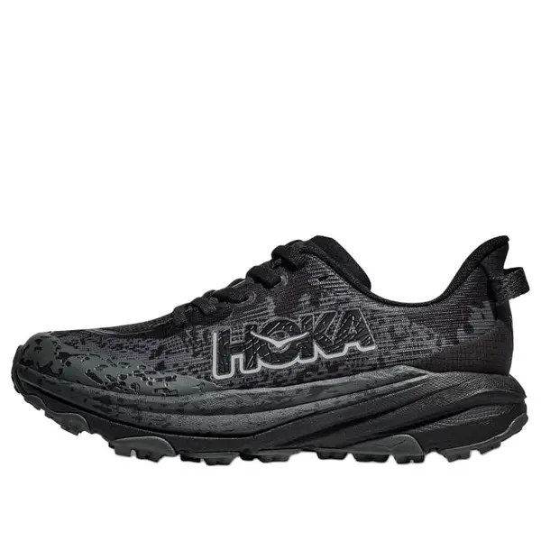 Hoka One One Speedgoat 6 Athletic Sneakers - Obsidian/outer Orbit