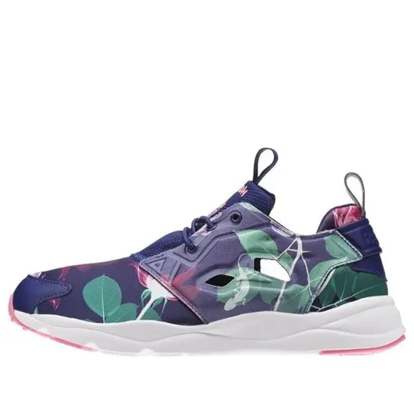 REEBOK Furylite Graphic Sneakers - Floral/navy/purple