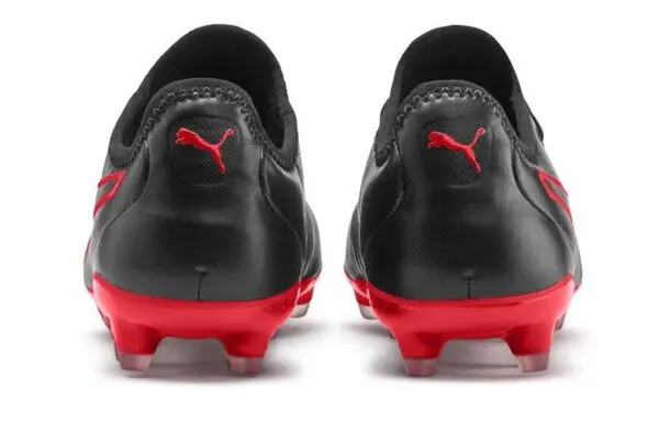 PUMA King Pro Fg Soccer Cleats - Black/red