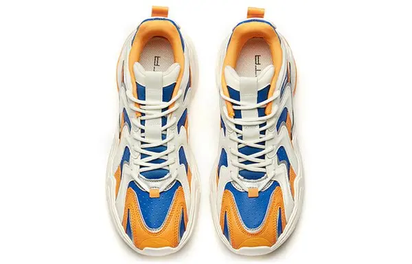 ANTA Grand Slam Sneakers - White/blue/yellow
