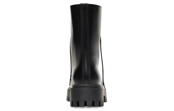 Balenciaga Sergent Leather Combat Boots
