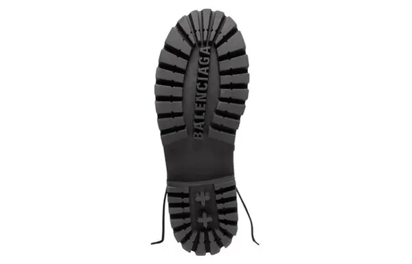 Balenciaga Sergent Leather Combat Boots