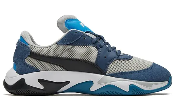 PUMA Storm Stitching 'gray Dark Blue White