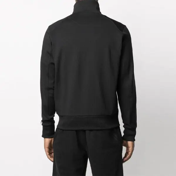Adidas Y-3 Solid Color Stripe Sports Zipper Jacket