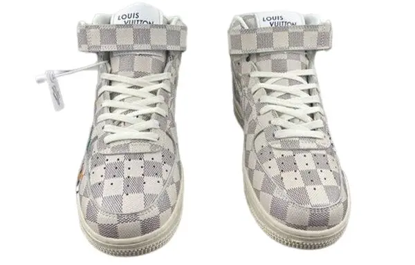 Nike X Louis Vuitton Air Force 1 Mid Sneakers