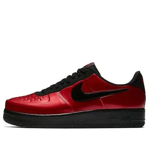 Nike Force 1 Foamposite Pro Sneakers - Red/black