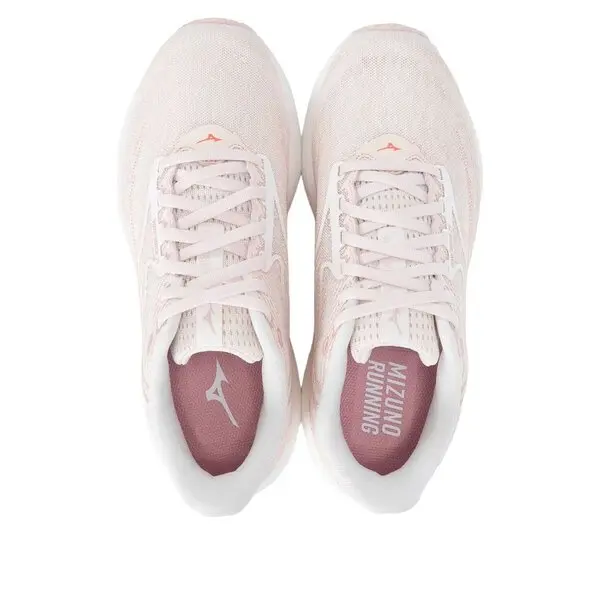 Mizuno Wave Rider 29 D Wide Athletic Sneakers - Pink/white