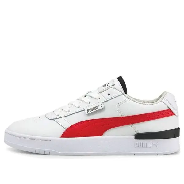 PUMA Clasico Sneakers - White/red/black