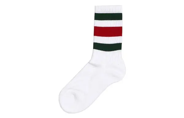Gucci Stretch Cotton Socks With Web Detail