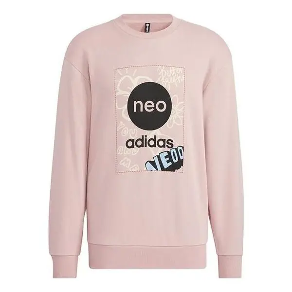 Adidas Neo Logo Printing Long Sleeve Pullover