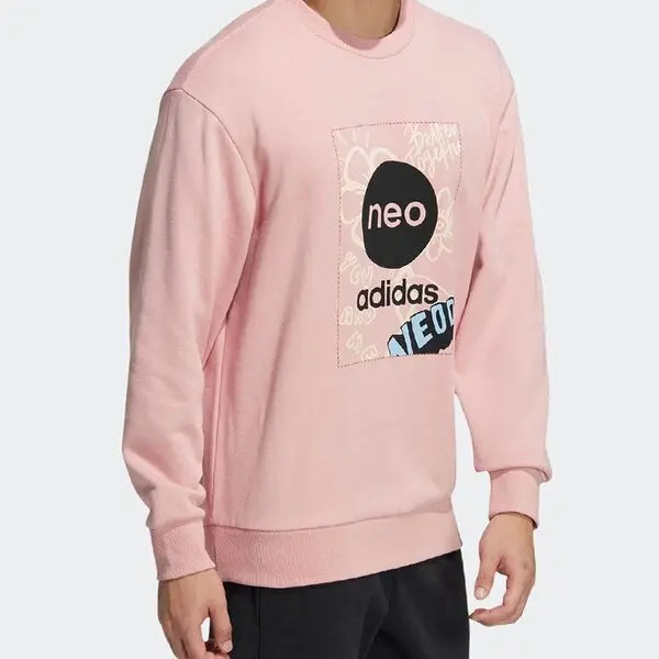 Adidas Neo Logo Printing Long Sleeve Pullover