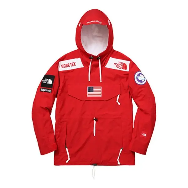 Supreme X The North Face Trans Antarctica Expedition Pullover Jacket - Red