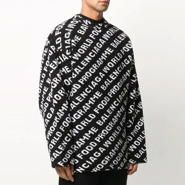 Balenciaga World Food Programme Allover Sweater
