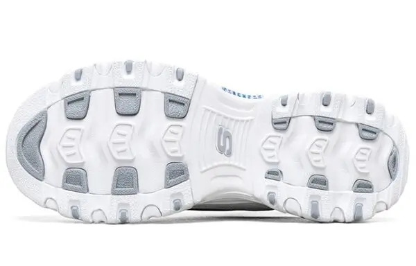 Sketchers D'lites 1.0 Low Top Sneakers - White/blue