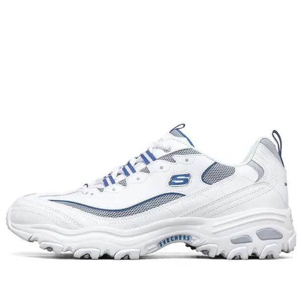 Sketchers D'lites 1.0 Low Top Sneakers - White/blue
