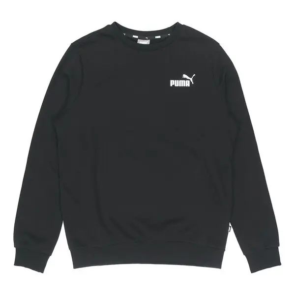 PUMA Knitted Crew Neck Pullover - Black