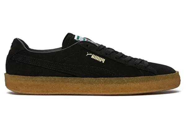 PUMA Suede Crepe Low Top Sneakers - Black