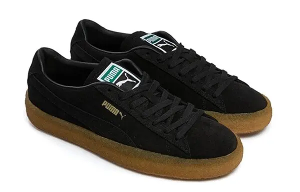 PUMA Suede Crepe Low Top Sneakers - Black