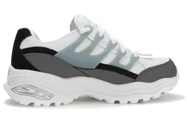 Sketchers D'lites Low-top Sneakers - White/grey