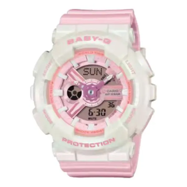 Casio Baby-g Ba-110 Series Watch - White/pink