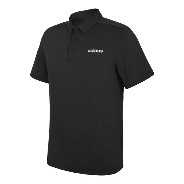 Adidas D2m Elv Polo Shirt Asia Sizing - Black