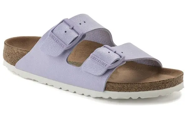 BIRKENSTOCK Arizona Vegan Birkibuc Sandals - Purple