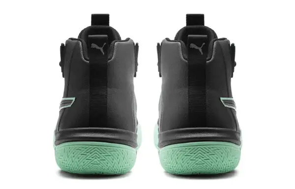 PUMA Legacy Dark Mode High-top Athletic Sneakers - Black