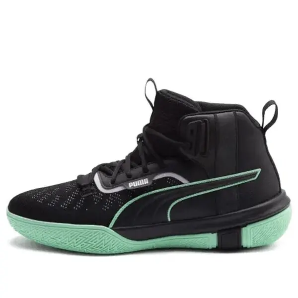 PUMA Legacy Dark Mode High-top Athletic Sneakers - Black