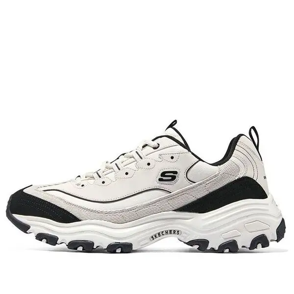 Sketchers Dlites 1.0 Chunky Sneakers - Beige/black