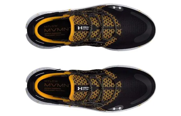 Under Armour Flow Velociti Mvmnt Running Shoes - Black/gold/yellow