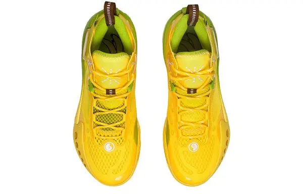 LI-NING 3 Version Yellow Athletic Sneakers