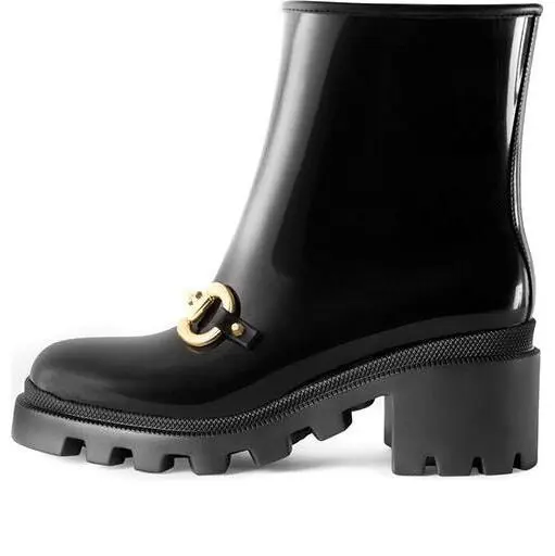 Gucci Horsebit Ankle Boots - Black