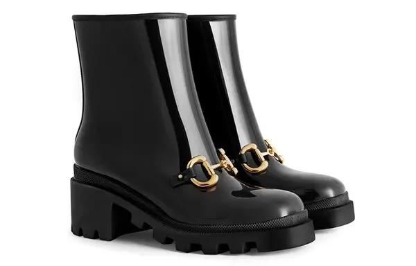 Gucci Horsebit Ankle Boots