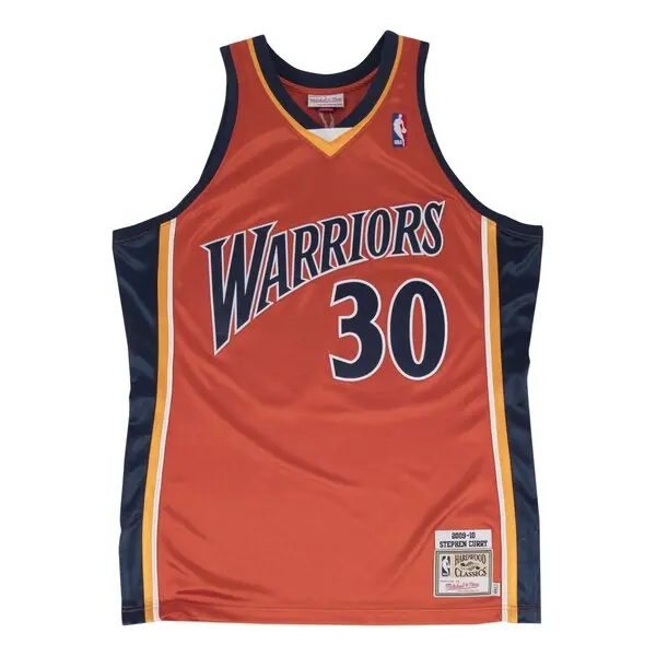 Mitchell & Ness Golden State Warriors Stephen Curry 30 Jersey - Orange
