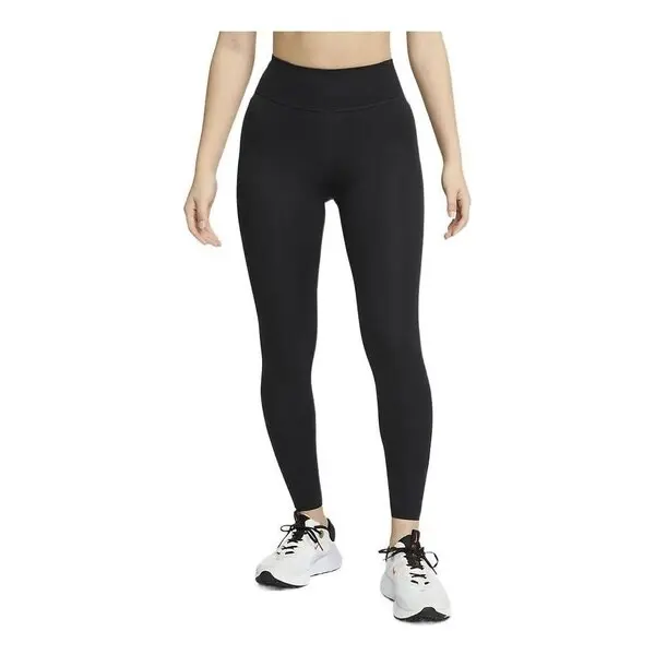 Nike Luxe Mid-rise Pocket Leggings Asia Sizing - Black