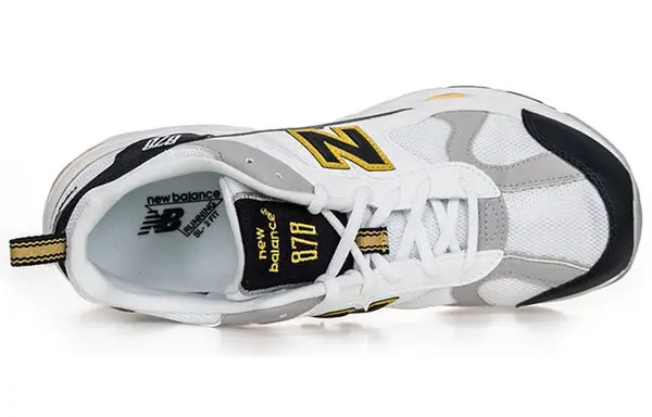NEW BALANCE 878 Lifestyle Sneakers - Grey/yellow