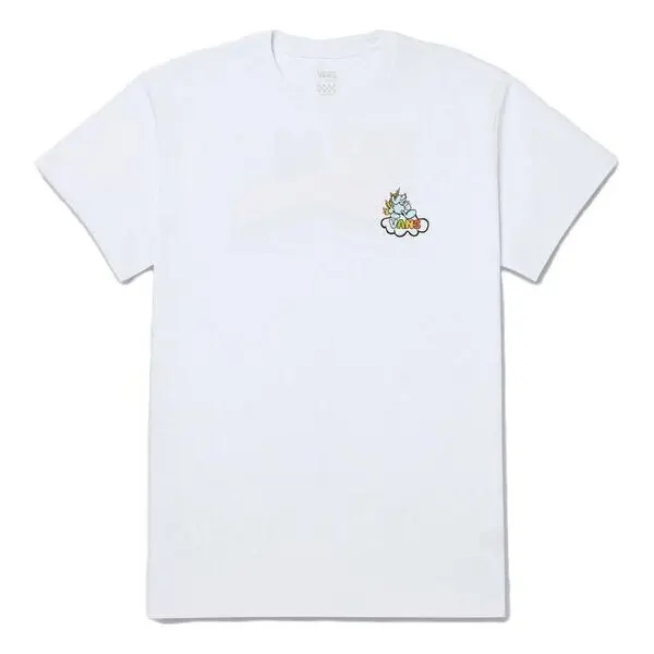 VANS Unicorn Lake Rainbow Graphic T-shirt - White