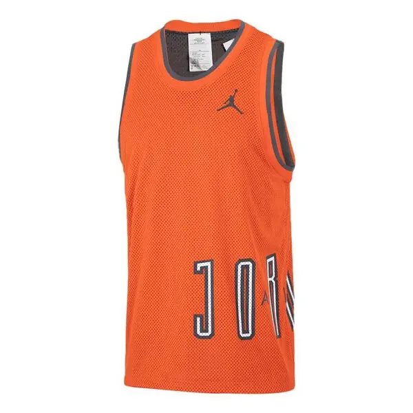 JORDAN Air Sport Dna Reversible Basketball Vest - Orange