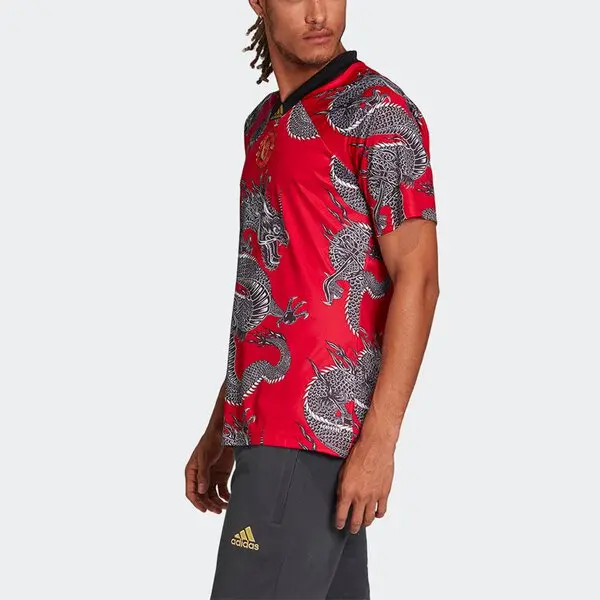 Adidas Manchester United Dragon Print Tee