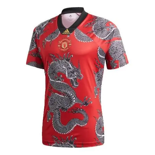 Adidas Cny Manchester United Tee For - Red