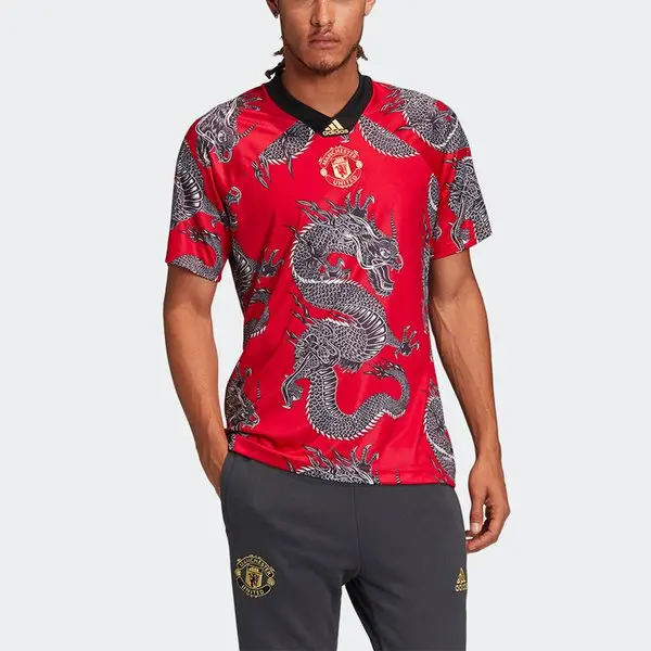 Adidas Manchester United Dragon Print Tee