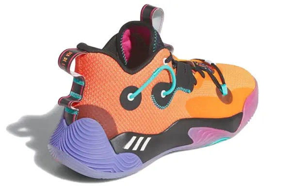 Adidas Harden Stepback 3 'day Of The Dead' Sneakers - Orange/purple/black