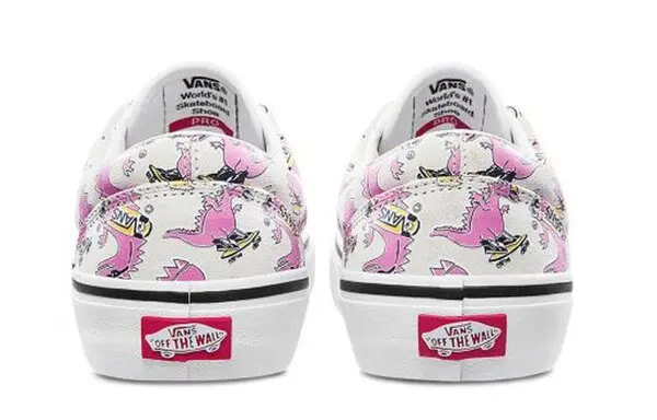 VANS Era Pro 'vanosaur' Low Top Sneakers - Pink