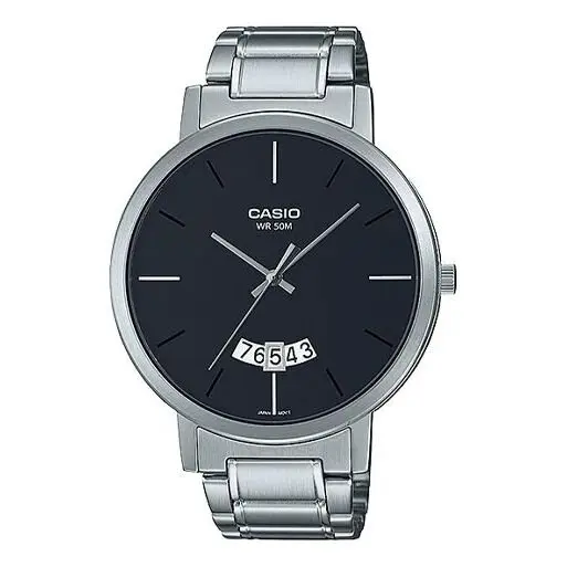 Casio Dress Series Casual Calendar Analog Watch - Black