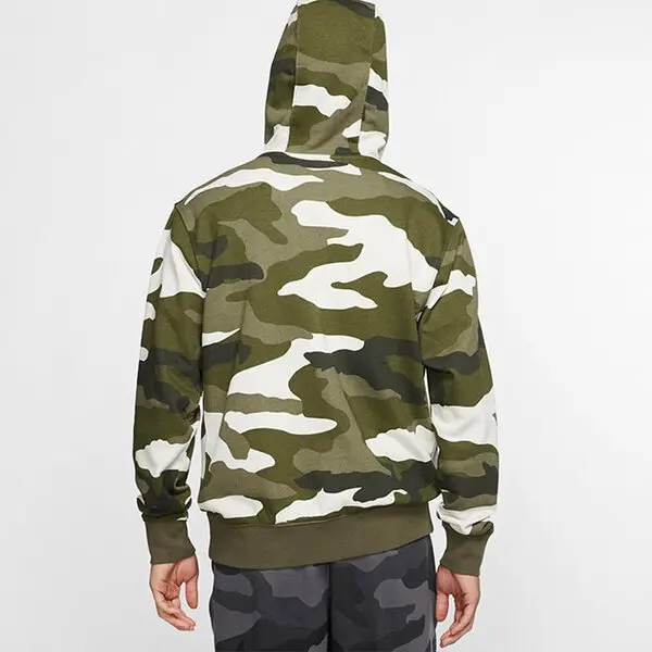 Nike Camouflage Full-zip Hoodie - Green